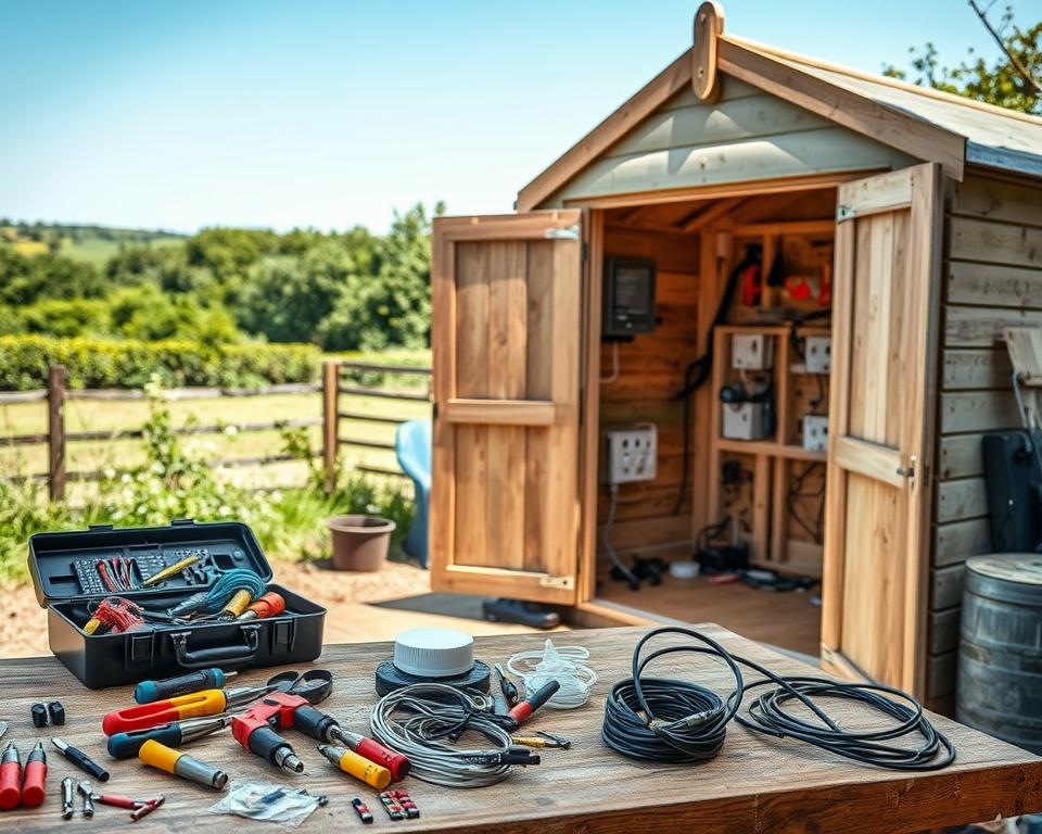 How to Run Mains Power to a Shed in Garden-Blog