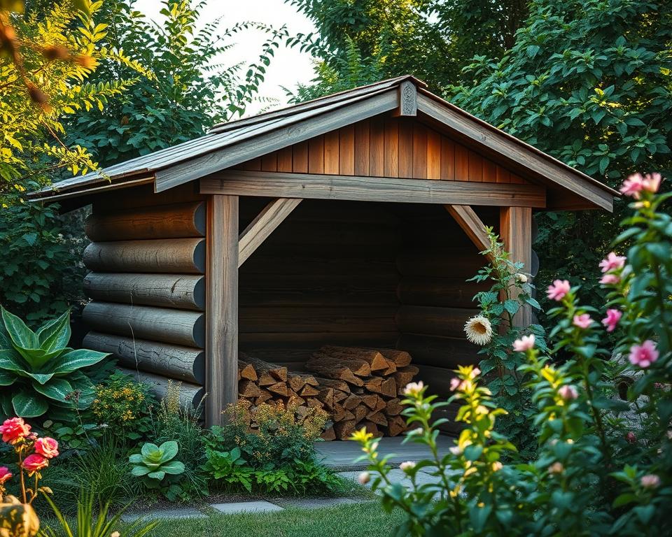 DIY Log Store Ideas for Your Garden Garden-Blog