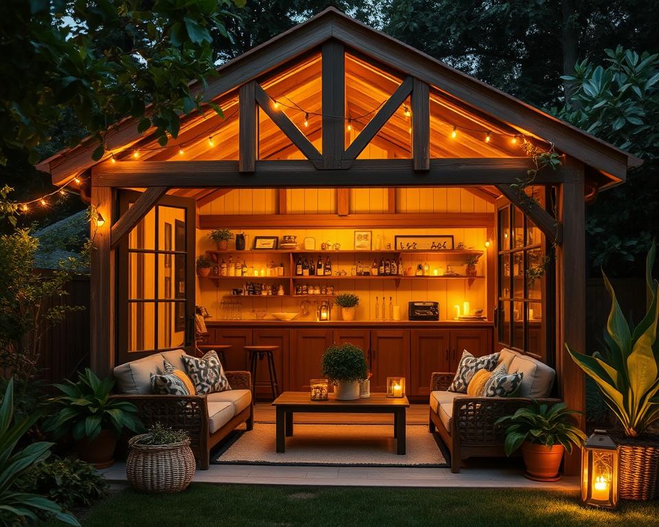 Brilliant Party Shed Ideas for Back Garden-Blog